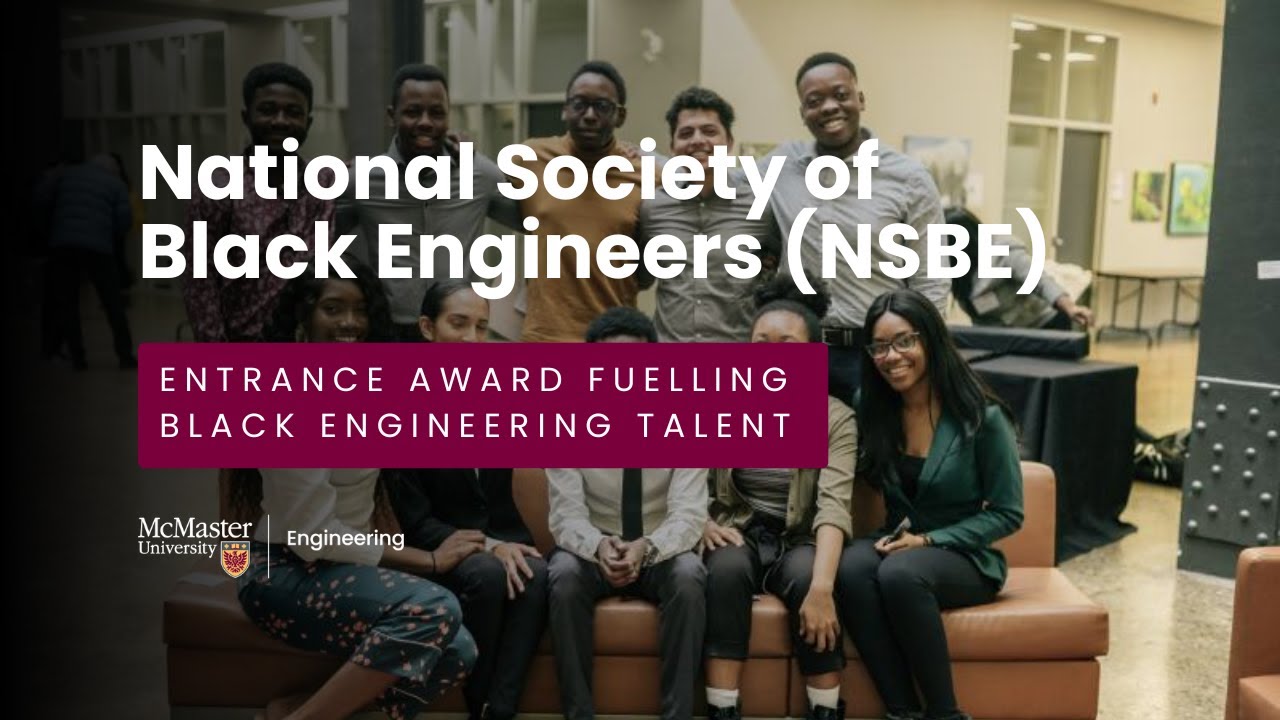 NSBE McMaster Chapter launches new scholarship - YouTube