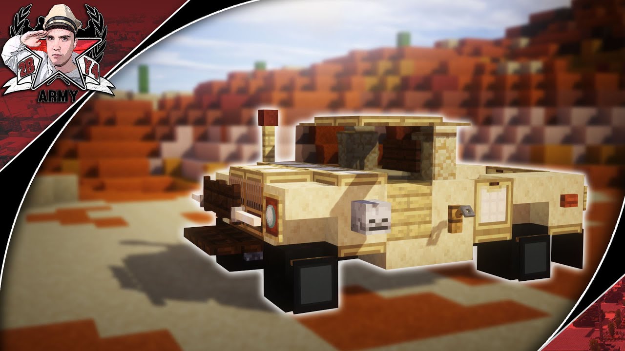 Minecraft: Modern Warfare M1097 | Light Utility Vehicle Tutorial - YouTube