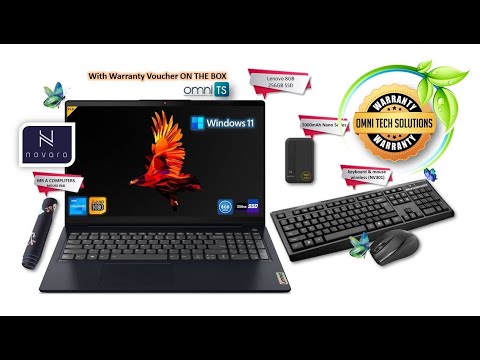 Lenovo -8GB 256GB SSD ( Novaro Power Bank,Wireless Keyboard & Mouse ...