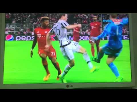 Bayern Münih-Juventus ilk yarı golleri