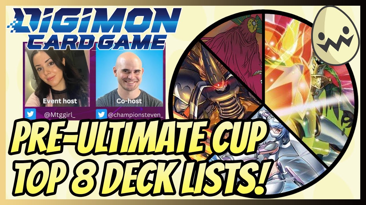 Digimon Card Game: @Beckmon_ @TrueChampionSteven Pre-Ultimate Cup Top 8 ...