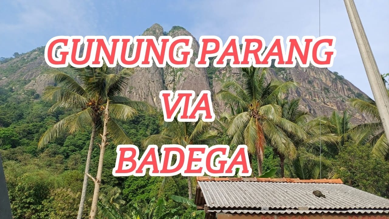 PANJAT TEBING GUNUNG PARANG VIA BADEGA .TEBING PARANG 900 METER ...