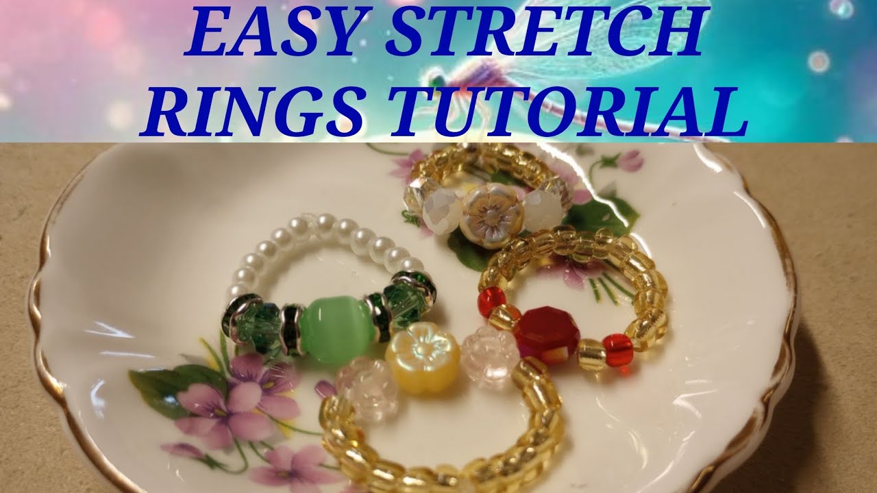 Easy Stretch Rings! Quick DIY! - YouTube