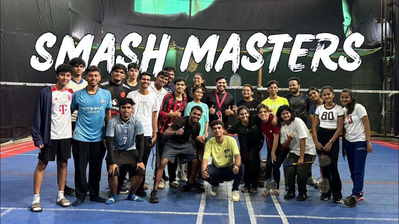 The Smash Masters Vlog🏸 | Rotaract Club Of Navi Mumbai - YouTube