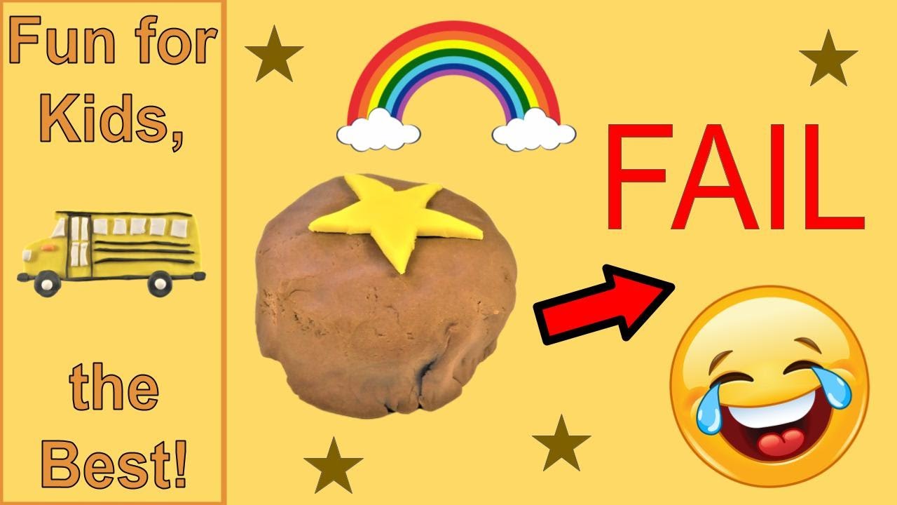 Play dough FAIL - Rainbow cake - YouTube