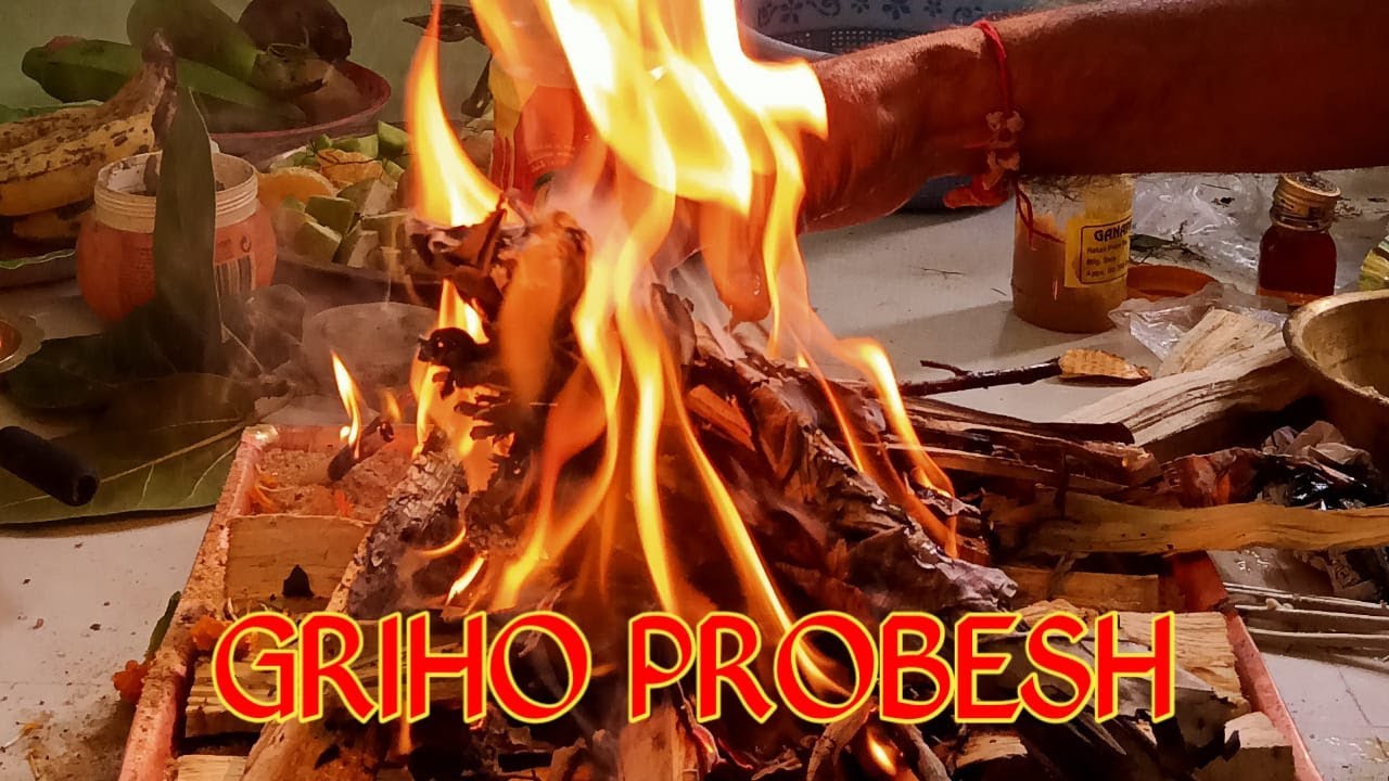 Griho Probesh | Griho Probesh Puja in New Town - YouTube