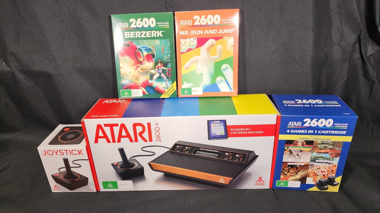 Unboxing: Atari 2600+, games and accessories released November 17th 2023 - YouTube