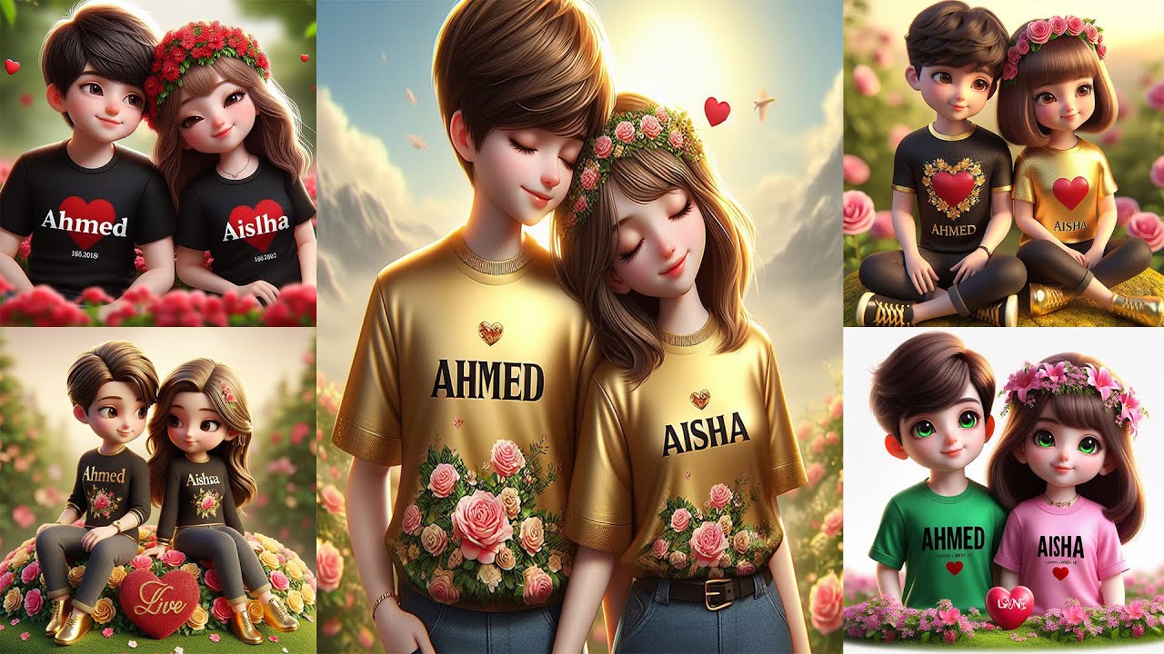 3D Realistic Cute Couple Ai photo editing 🥰 Bing image creator tutorial ...