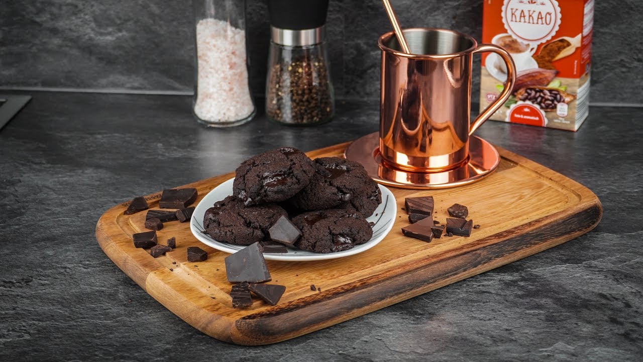 LOW CARB/KETO DOPPEL SCHOKO COOKIE | WENIGER ALS 2 GRAMM KOHLENHYDRATE ...