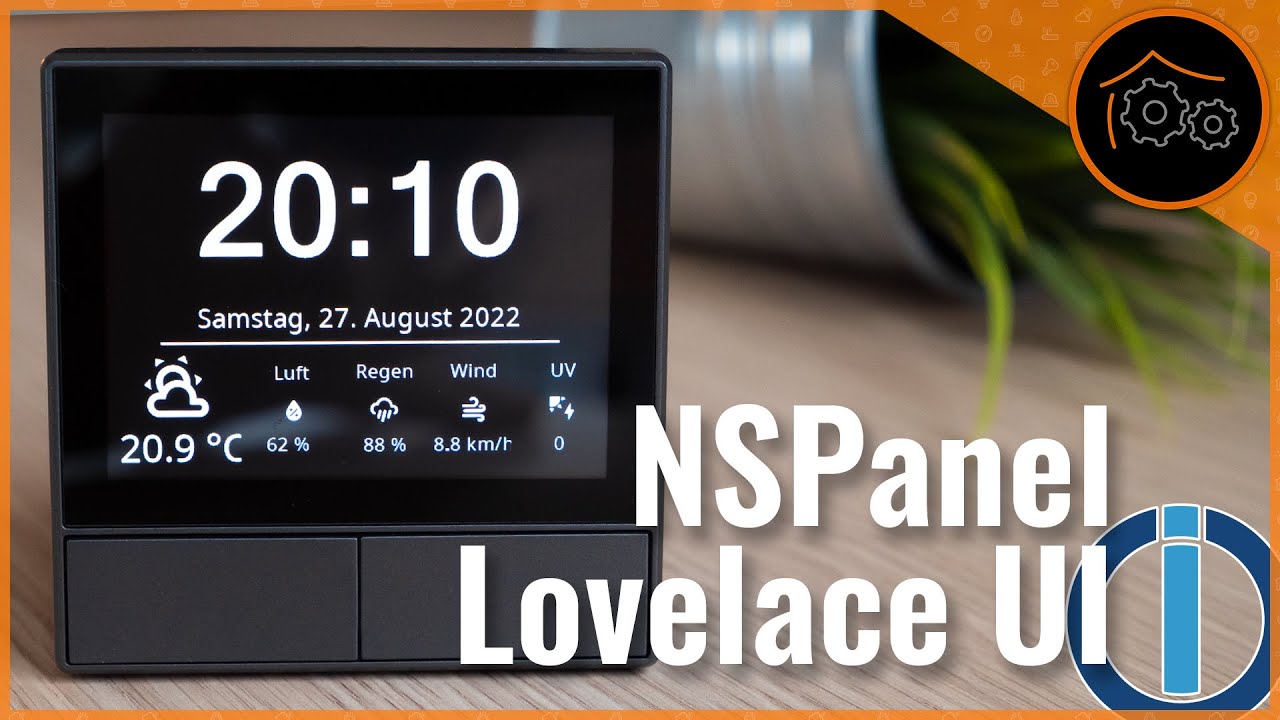 NSPanel mit Lovelace UI - so habe ich mir das vorgestellt! - YouTube