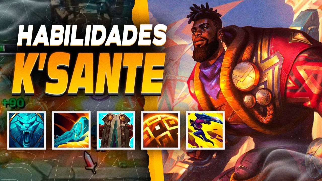 🌟HABILIDADES KSANTE *NUEVO CAMPEON* de League Of Legends - YouTube