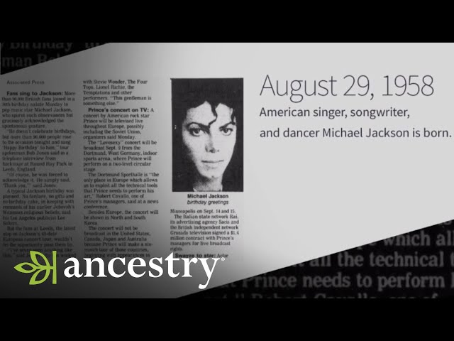 árbol Genealógico De Michael Jackson