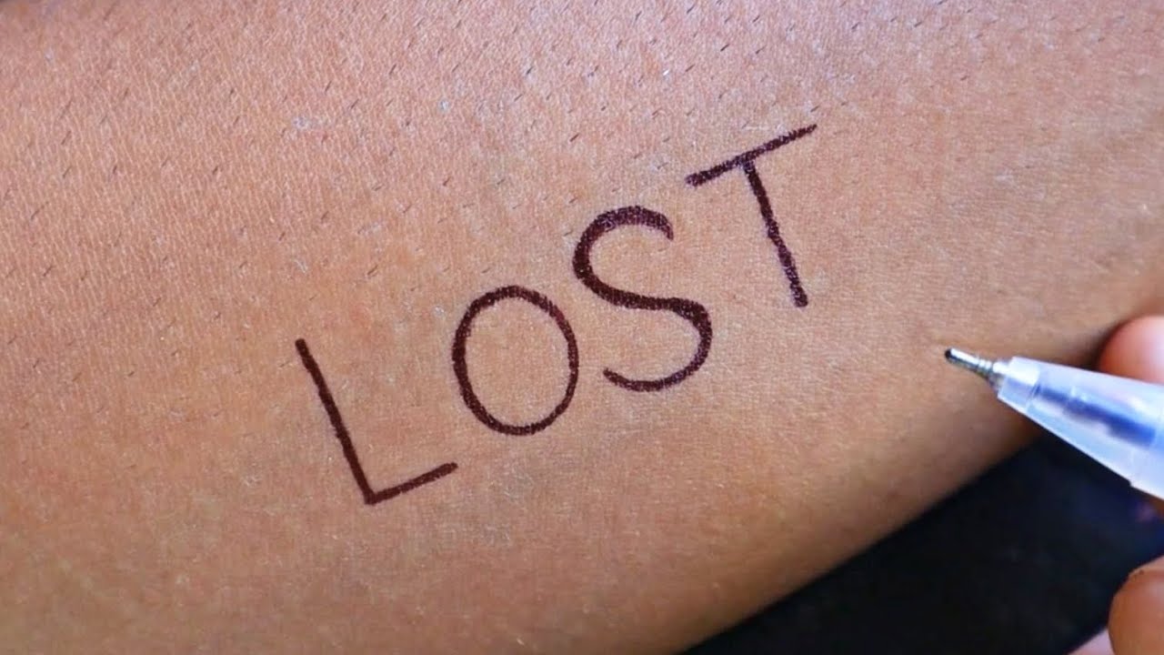 how to convert LOST word in attractive tattoo design - YouTube