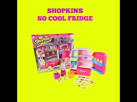 New Shopkins So Cool Fridge with Exclusive Shopkins