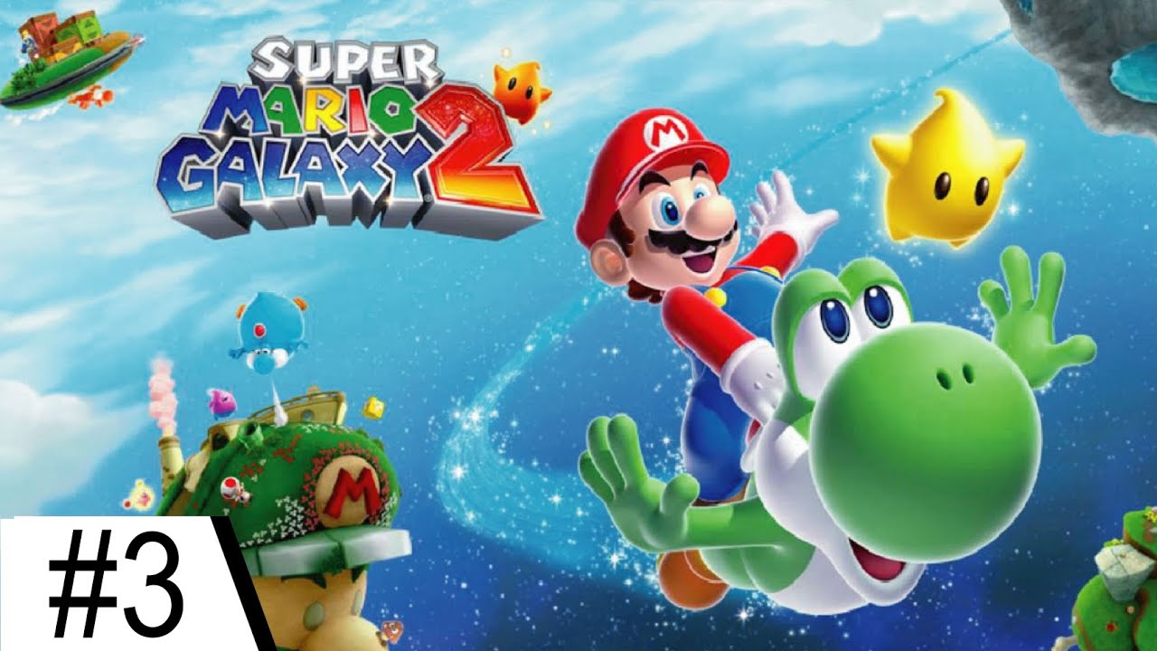 Super Mario Galaxy 2 #3 A incrível galáxia de Yoshi - YouTube