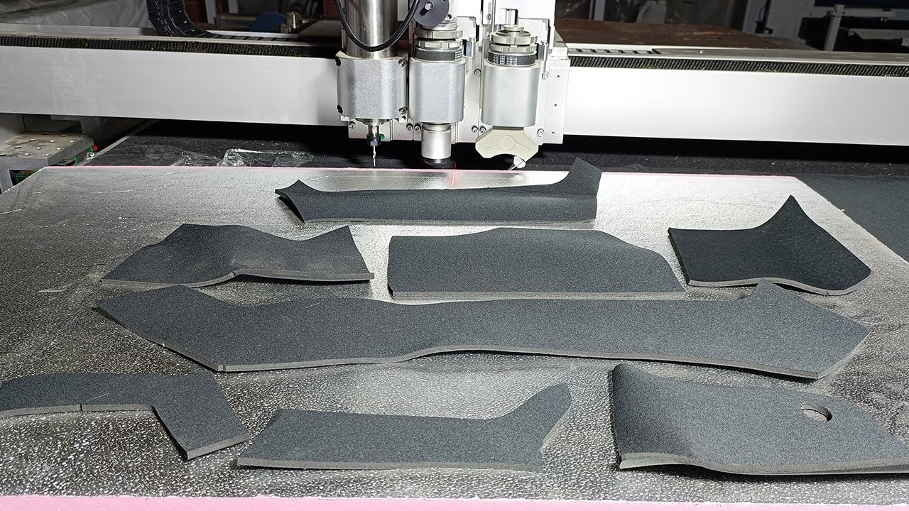 CNC Cutting Waterproof Cloth Fabric for Neoprene Diving Suit - YouTube