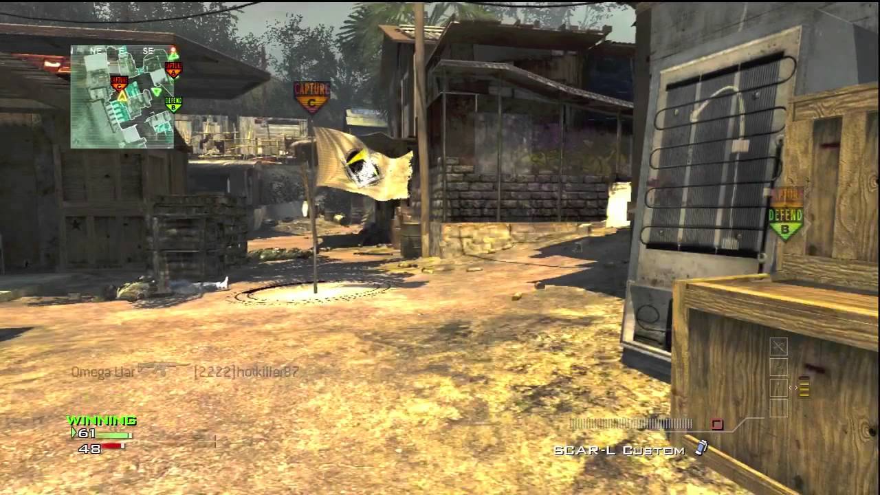 MW3: Scar-L Custom: Village Domination Gameplay Commentary - YouTube