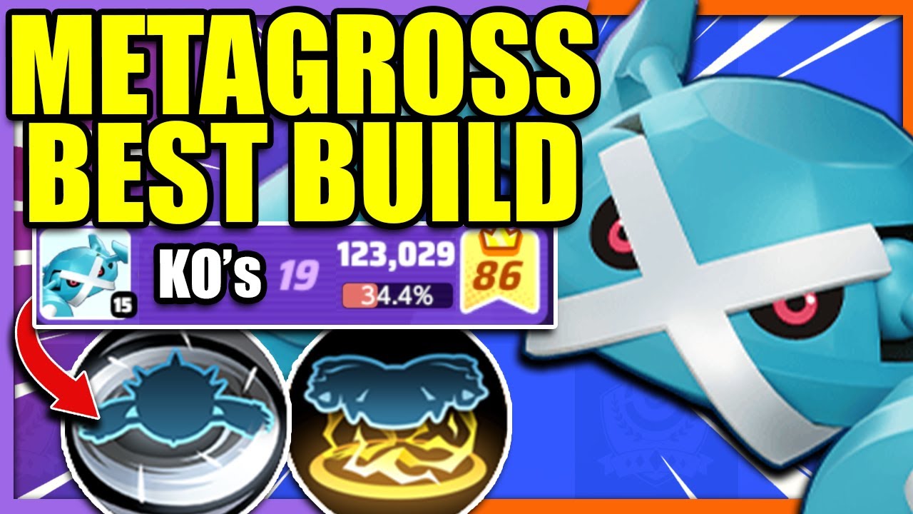 The BEST METAGROSS BUILD can DESTROY RANKED so easily | Pokemon Unite ...