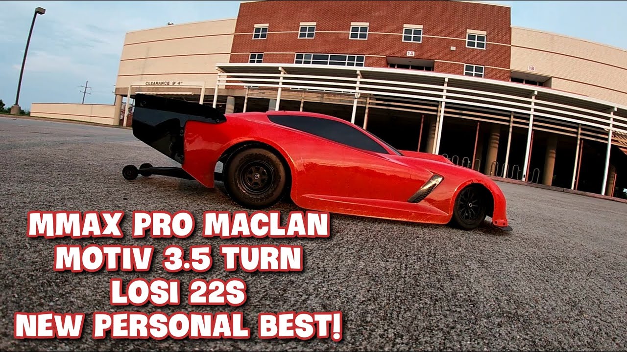 Maclan Mmax Pro ESC. Motiv 3.5 turn. Losi 22s. - YouTube