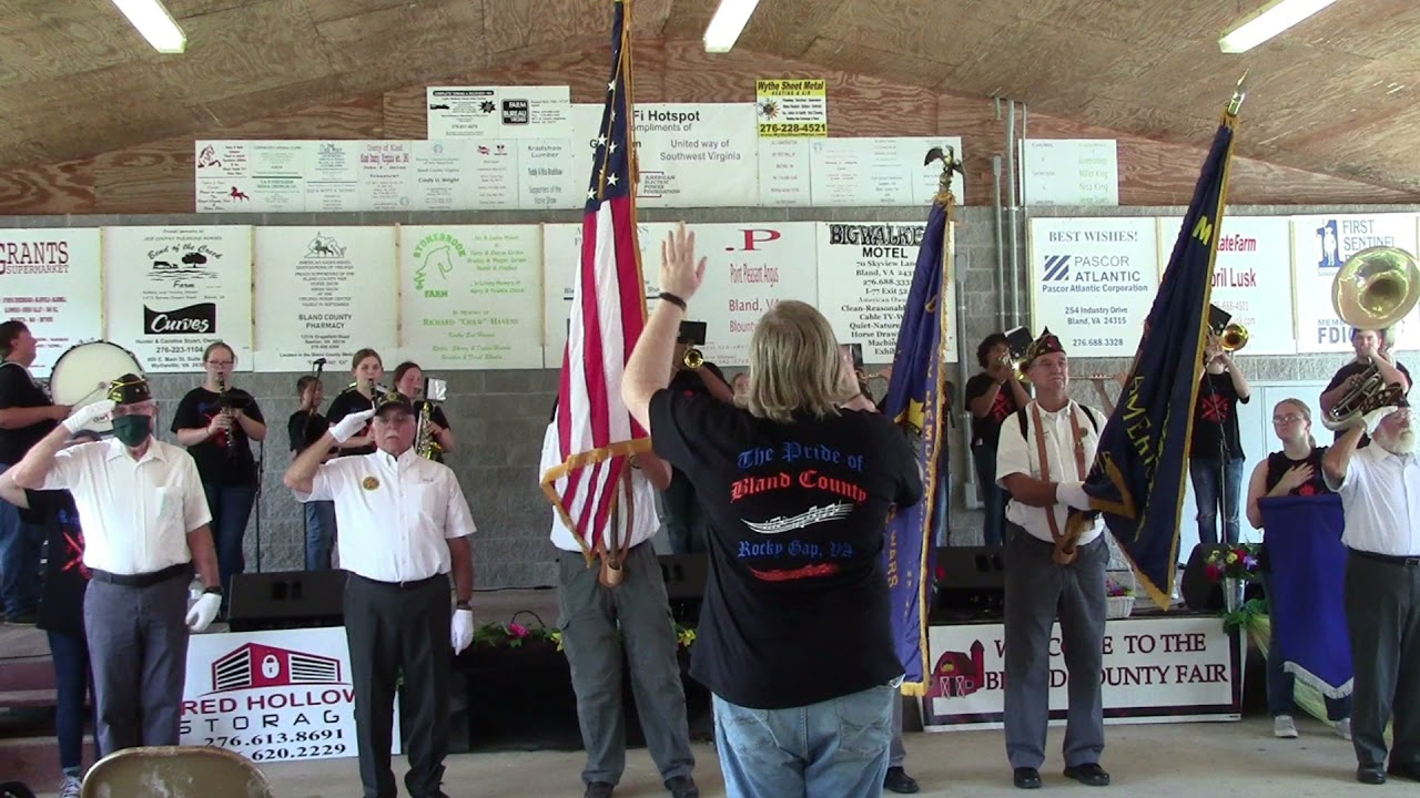 Bland County Fair - Bland County Marching Band 8 28 2021 - YouTube