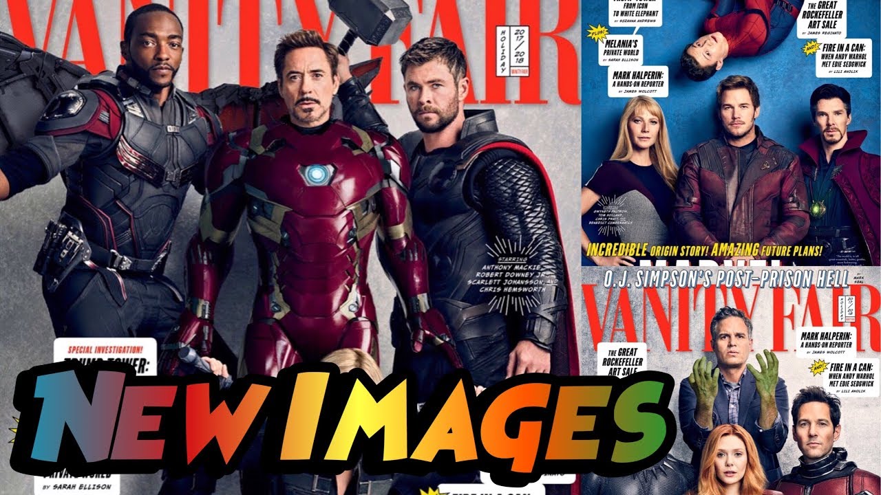 NEW Avengers Infinity War Vanity Fair Cast Images, Trailer Date ...