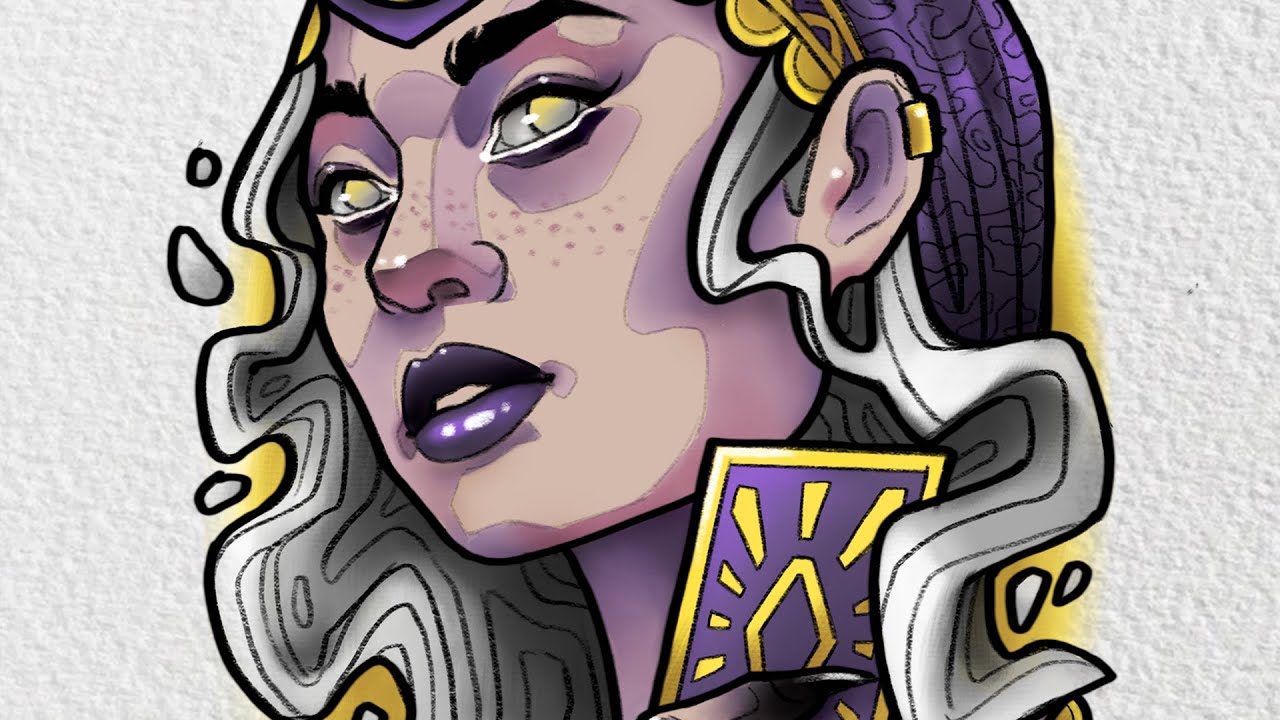 CIGANA E CARTA DE TAROT - Desenha e Fala | Speed Drawing #177 - YouTube
