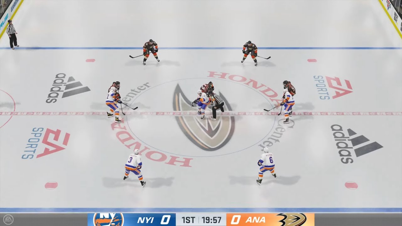 NHL 21 Gameplay Anaheim Ducks vs New York Islanders - YouTube