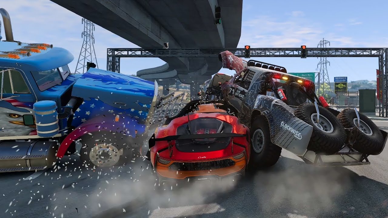 High Speed Big Car l Super Cars.. l BeamNG Driver l BeamNG Driver ...