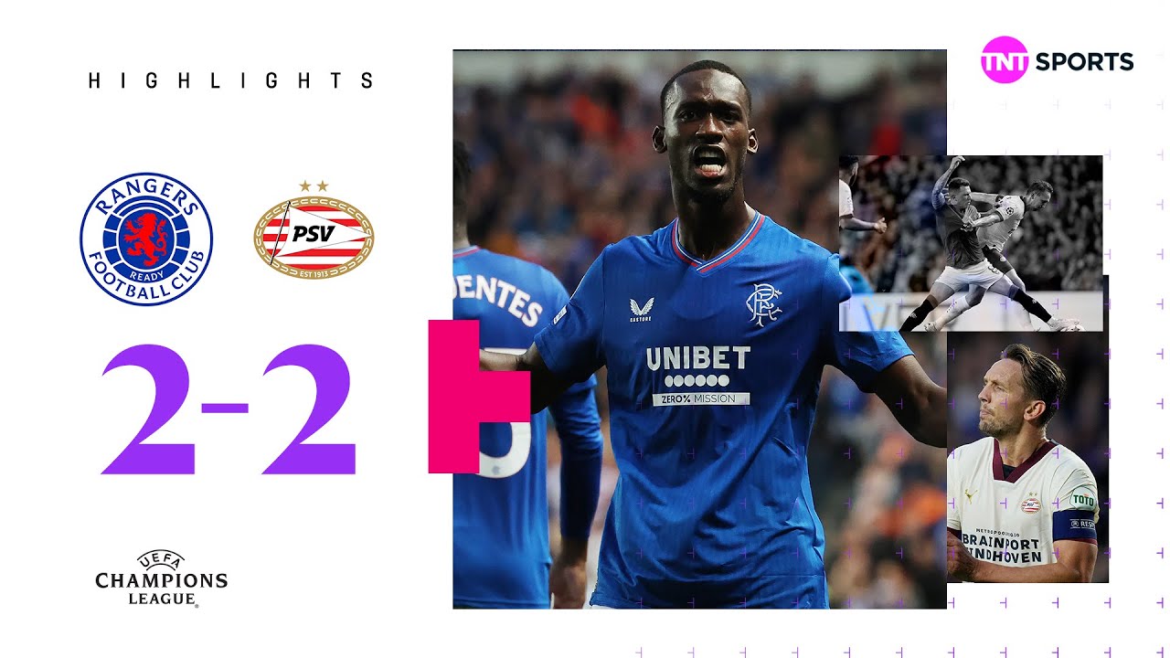 A back-and-forth encounter | Rangers v PSV Eindhoven | Champions League ...