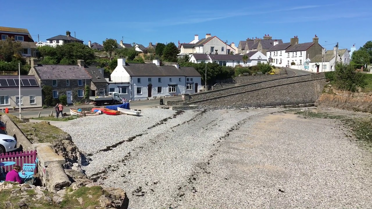 Moelfre South beach on Anglesey - YouTube