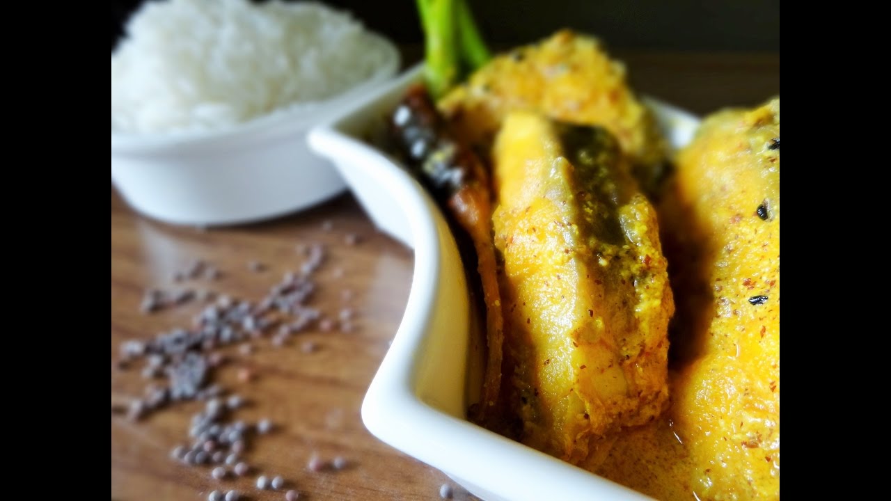 Mustard Fish Curry | Traditional Bengali Sorse Bata Mach | Fish Curry ...