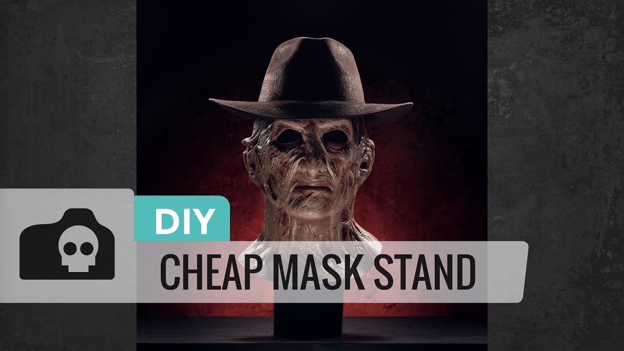 Super cheap and easy DIY mask stand - YouTube