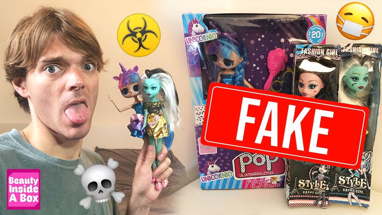 Weird FAKE Doll Unboxing PART 8 (Monster High & LOL Surprise OMG) - YouTube