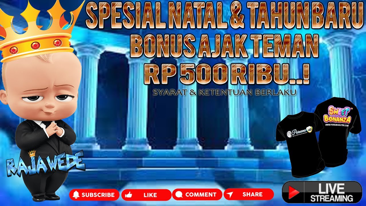 🔴 LIVE SLOT PRAGMATIC : EVENT SPESIAL NATAL & TAHUN BARU BONUS 500 RIBU ...