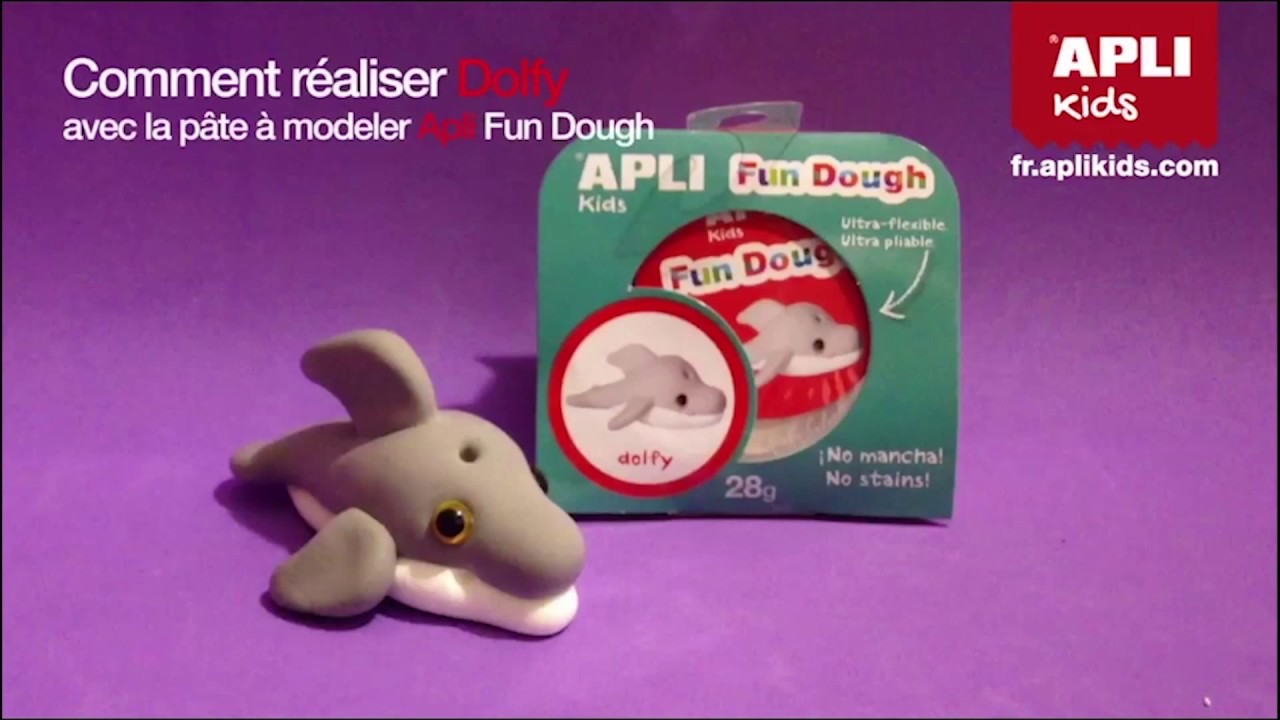 DIY enfants : créer un dauphin en pâte à modeler - Truffaut - YouTube