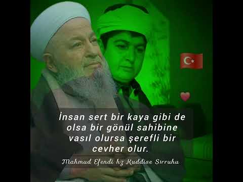 İnsan sert bir kaya gibi de olsa bir gönül sahibine vasıl olursa şerefli bir cevher olur. Mürşidim❤️