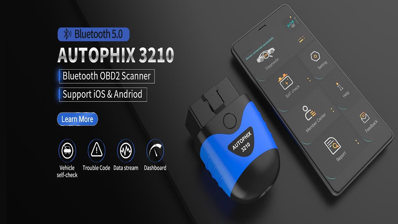 AUTOPHIX 3210 OBD2 Scanner:Read Codes, Check Battery & Fix Your Car ...