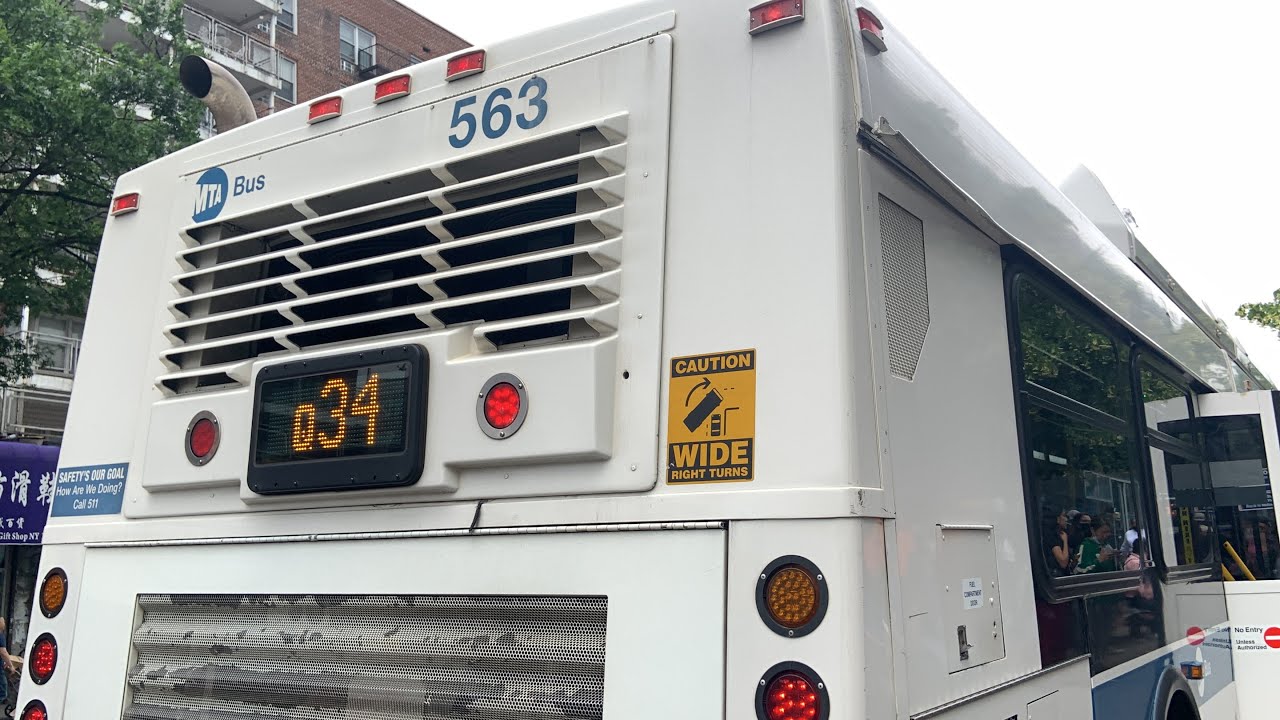 MTA Bus: Onboard 2011 New Flyer C40LF #563 on the Q34. - YouTube