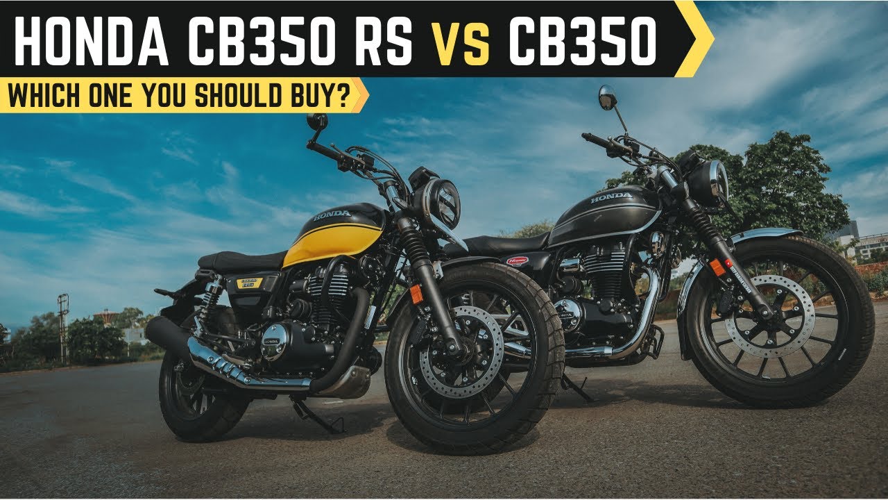 Honda Highness CB350 vs CB350RS| Most Practical Comparison | City vs ...
