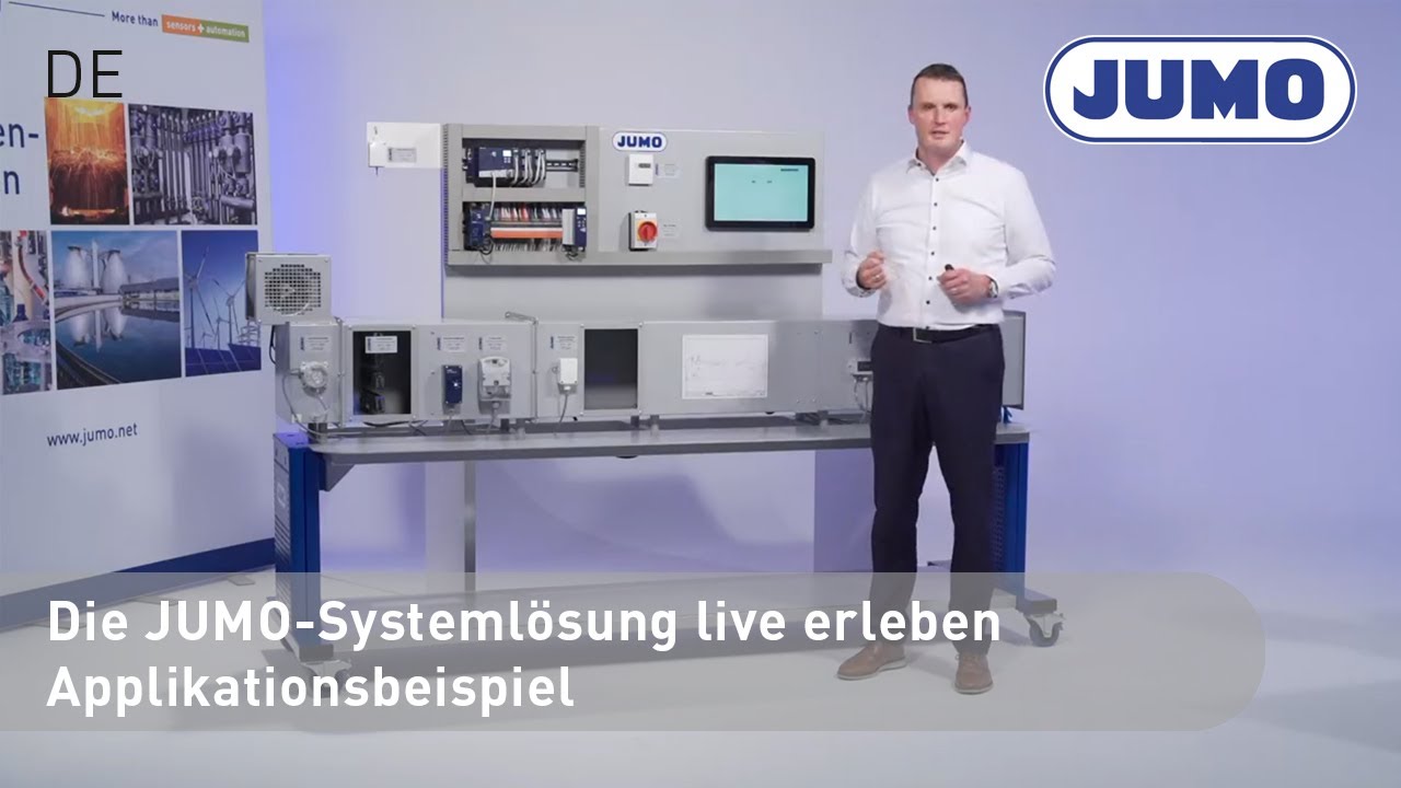 JUMO Systemlösung live erleben - Applikationsbeispiel - YouTube