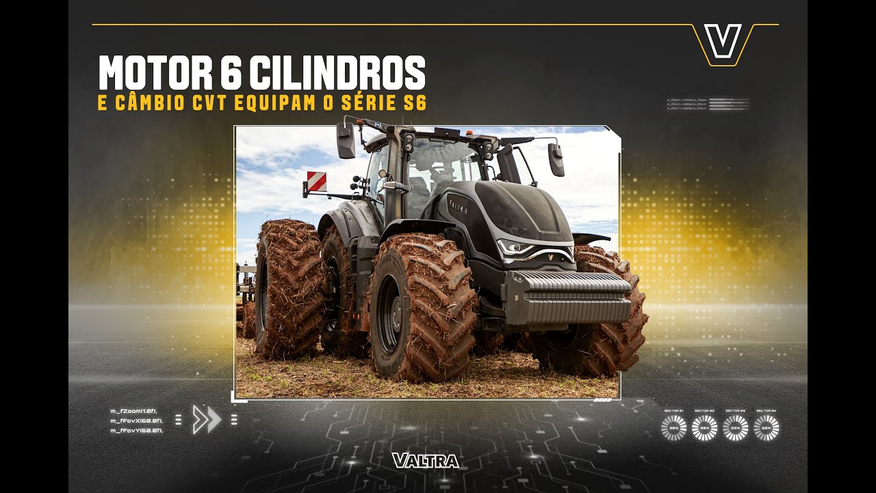 Motor AGCO Power e transmissão CVT levam potência e precisão SUPERIORES ...