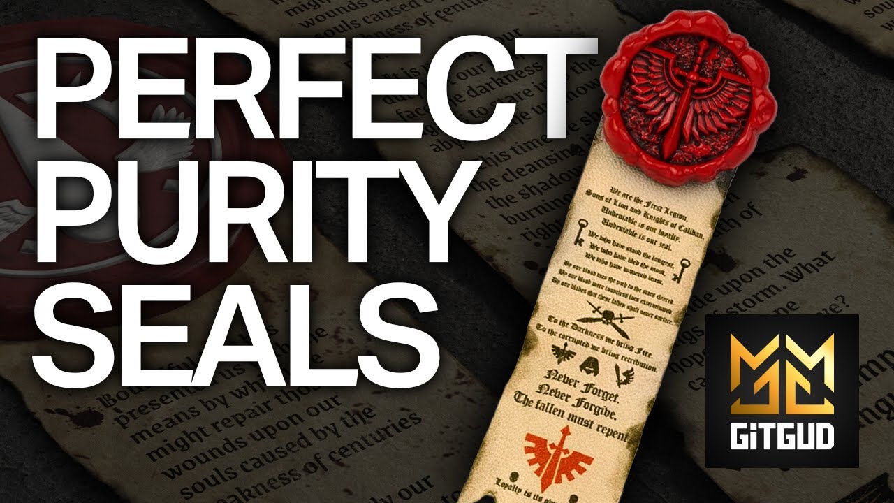 Painting Perfect Purity Seals - YouTube