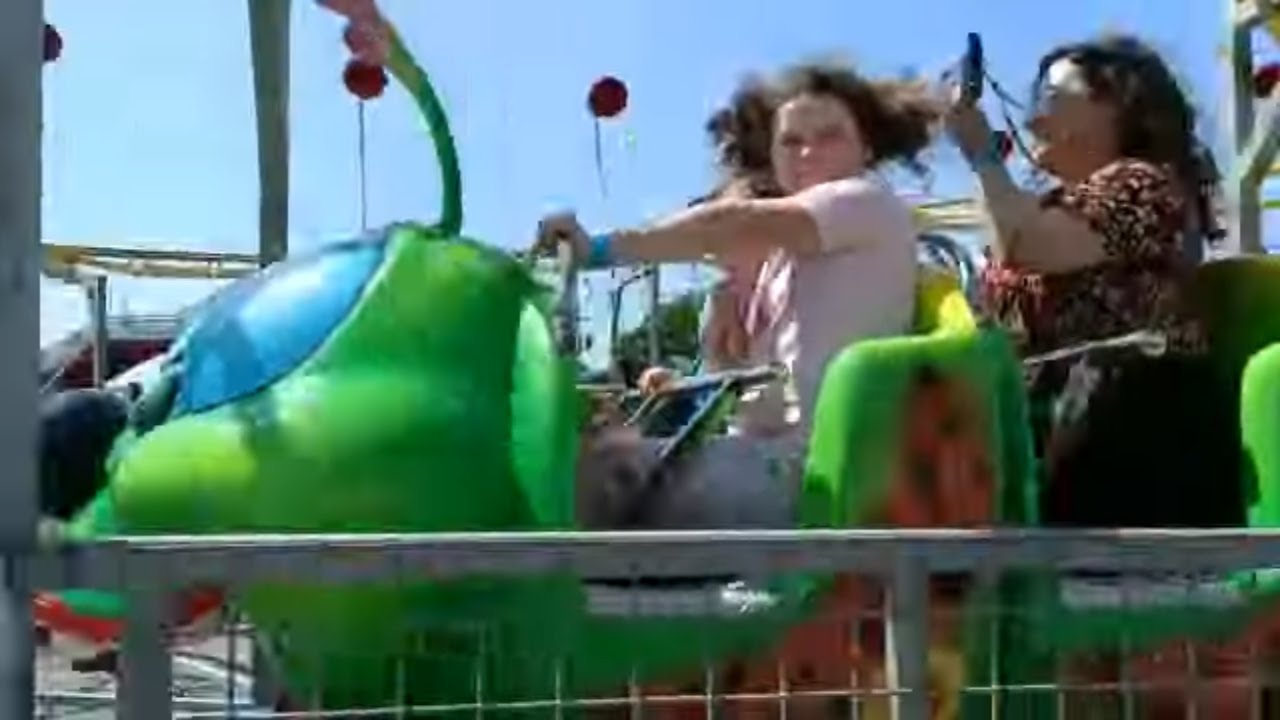 Caterpillar Ride - Wacky Worm - coney beach porthcawl - YouTube