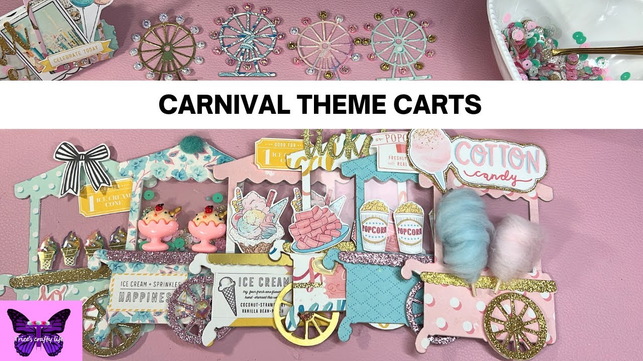 MAGGIE HOMES CAROUSEL THEME CARTS - YouTube