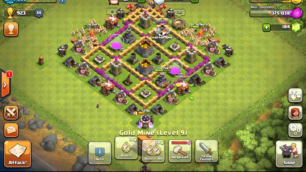BEST TH6 Farm Base Defense | Clash of Clans - YouTube