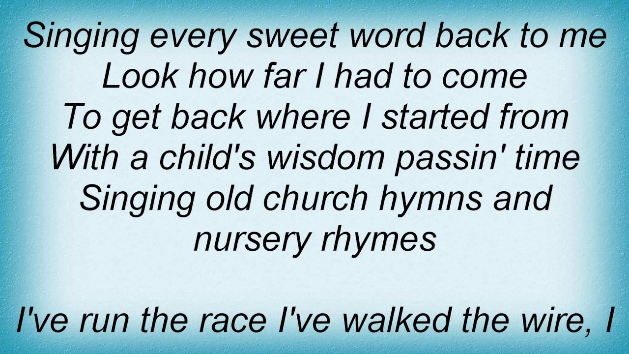 Beth Nielsen Chapman Old Church Hymns And Nursery Rhymes Lyrics YouTube beth-nielsen-chapman-old-church-hymns-and-nursery-rhymes-lyrics-youtube
