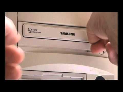How open broken DVD drive and remove DVD disc, removing DVD from broken ...