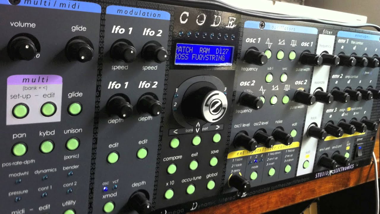 Studio Electronics CODE.mov - YouTube