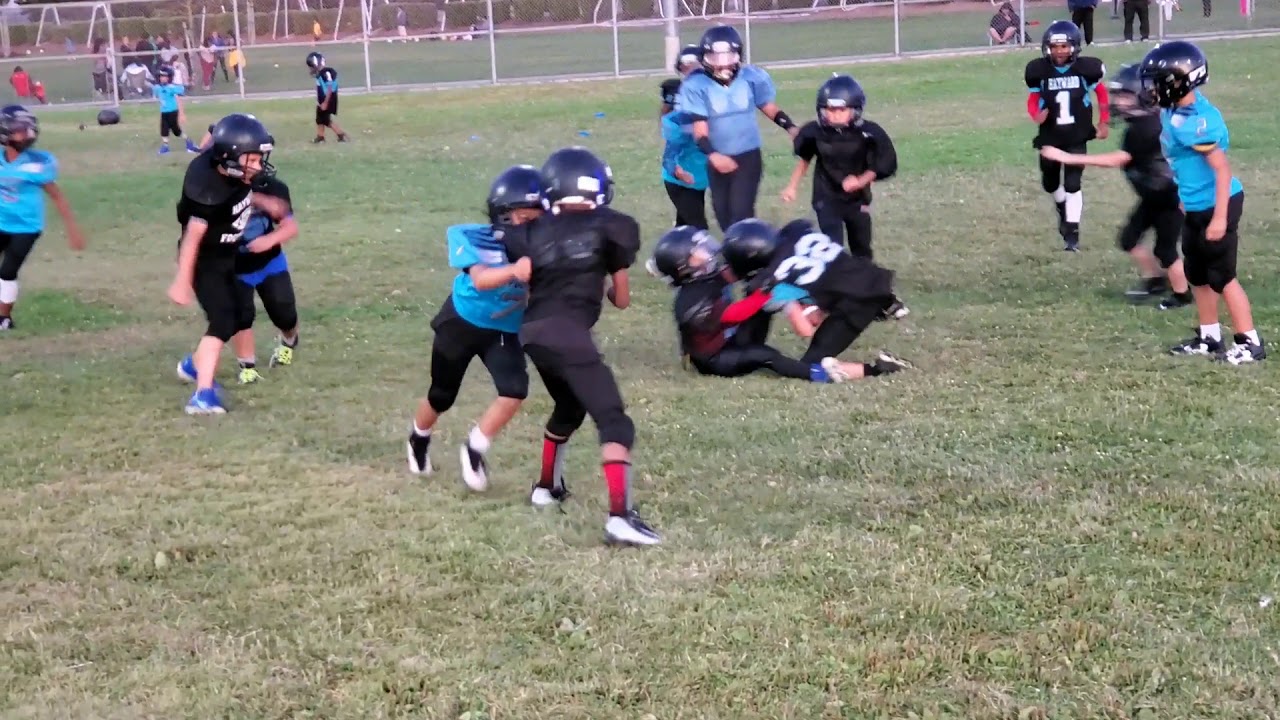 9/5/19 Practice/scrimmage Jr Pee Wee v Pee Wee - YouTube