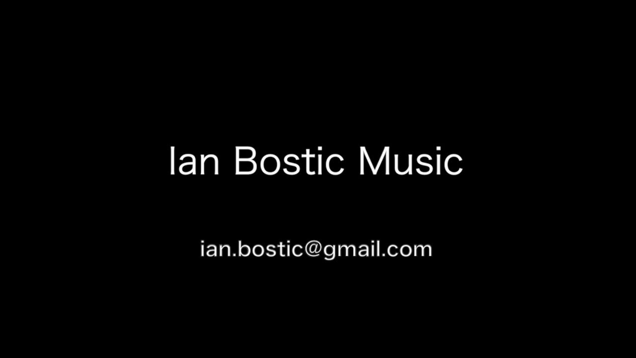 Ian Bostic - Studio Recording Compilation - YouTube